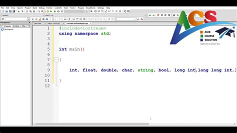 what are datatypes and how to declare a variable c tutorial part 2