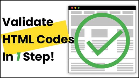 validate html document this is how i do it simple easy reliable