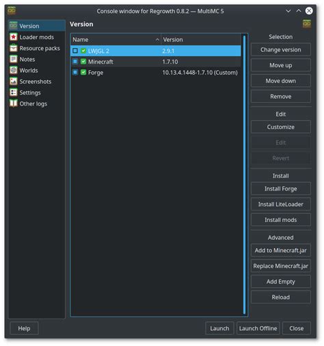 how to launch multimc on an ubuntu server systran box