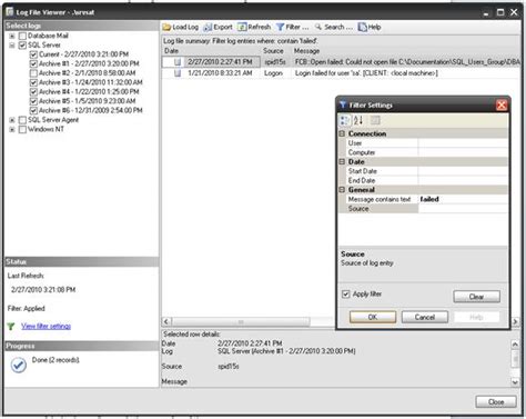 consolidating sql server error logs from multiple instances using ssis