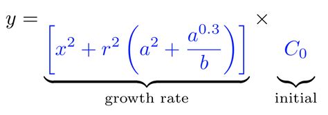 [tex latex] colored math with the align environment math solves