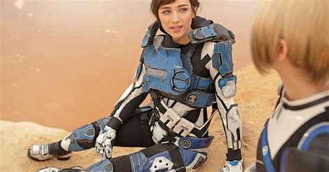 sara ryder and cora harper cosplay mass effect andromeda
