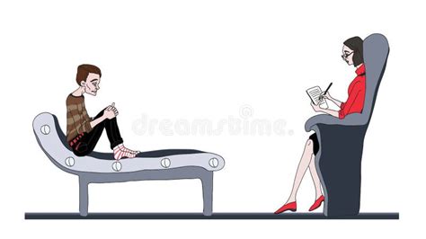 Patient On Couch Counseling With Psychologist Addiction Mental Therapy