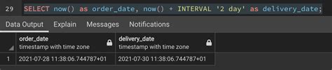 working with date and time functions in postgresql