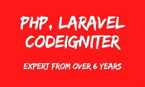 develop website using php laravel codeigniter by ahmiiwordpress fiverr