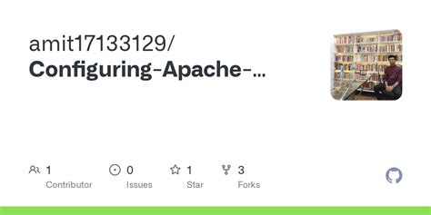 github amit17133129 configuring apache webserver in docker conatiners