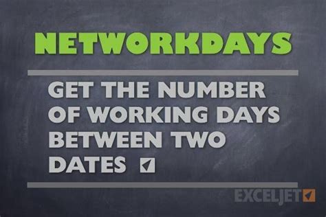 how to use the excel networkdays function excel