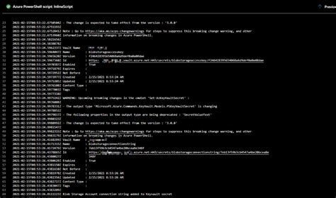 azure powershell create keyvault secret operation returned an