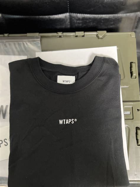代購代標第一品牌－樂淘letao－ 21aw Wtaps Crossbones Ls Tee 長袖tシャツ 美品 ブラック