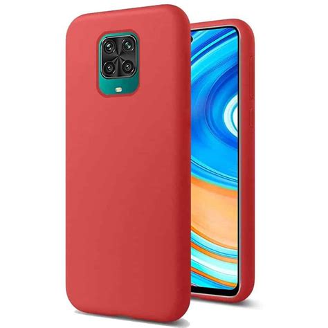 Capa Xiaomi Redmi Note 9 Pro Silicone Líquido Vermelho