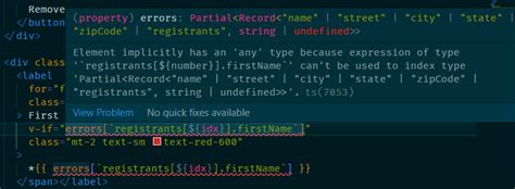 typescript error when using `useform` `errors` · issue 3784 · logaretm