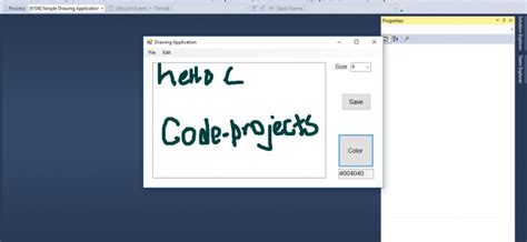 drawing application system in c with source code source code projects