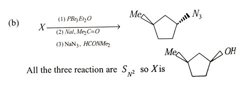In The Following Reaction Sequence The Correct Structure S Of X Is