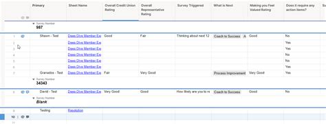 same row versus different row in reports — smartsheet community