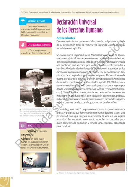 Declaracion Universal De Los Derecho Humanos 1ero Pdf