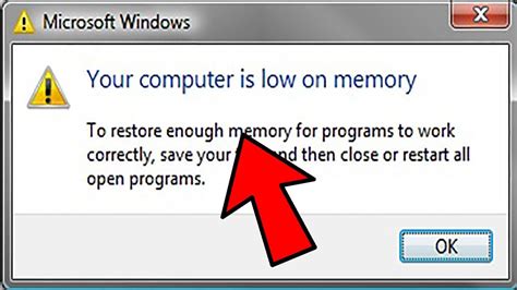 2024 Guide To Solve ‘your Computer Is Low On Memory In Windows Youtube