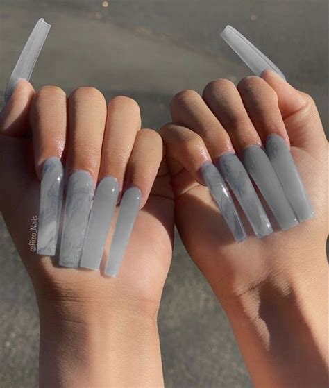 𝒆𝒍𝒊𝒂𝒏𝒐𝒙 Square Acrylic Nails Nails Long Square Acrylic Nails