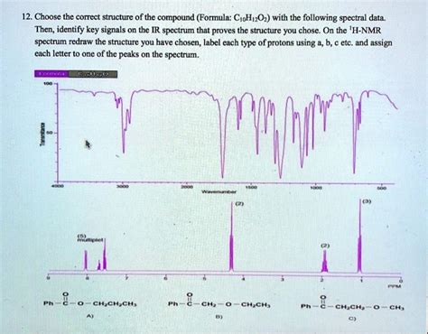 Solved Choose The Correct Structure Of The Compound Formula Ctah20v
