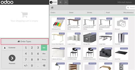 pos order types odoo apps