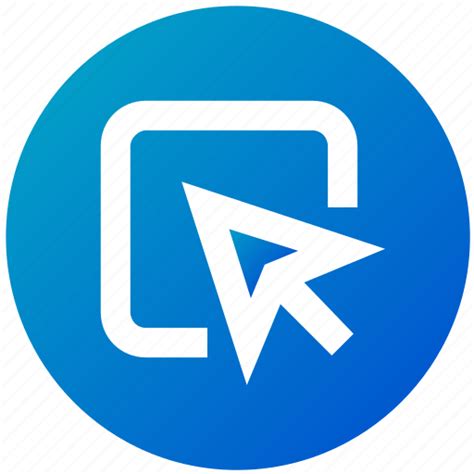 click cursor mouse pointer ui ux icon download on iconfinder