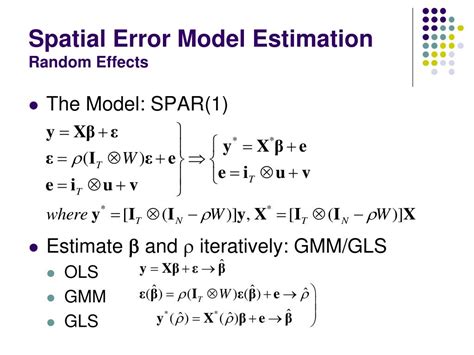 Ppt Spatial Econometric Analysis Using Gauss Powerpoint Presentation