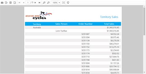 getting started with php reportviewer control syncfusion