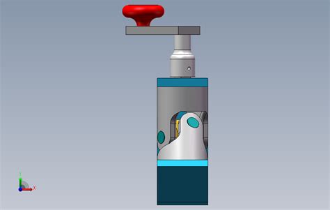 摇杆万向节 Solidworks 2012 模型图纸下载 懒石网