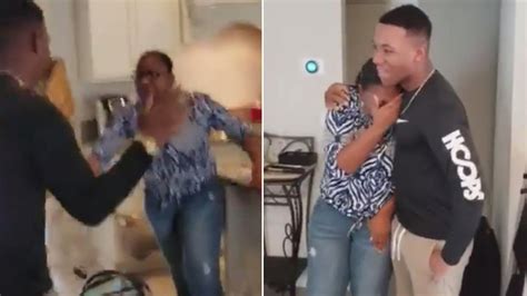Mom Freaks Out When She Sees Her Marine Son For The First Time In Over