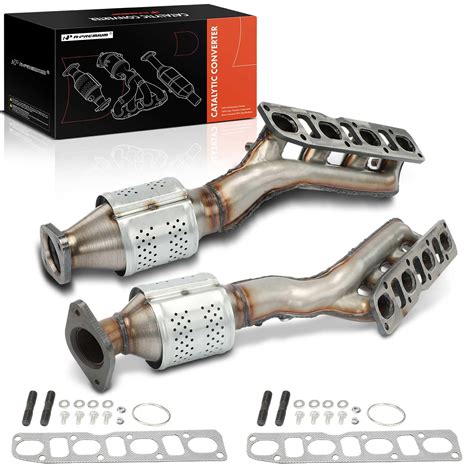 A Premium Front 2 Pc Exhaust Manifold Catalytic Converter Kit Direct