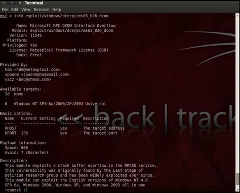 security collector penetration testing with metasploit