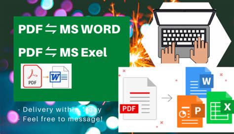 convert pdf to word or excel by mushfik009