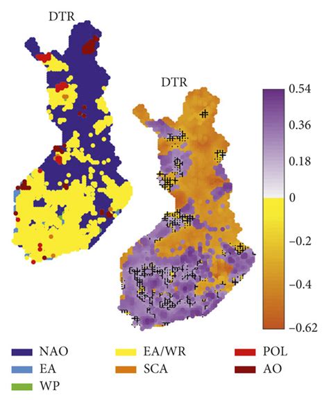 Spatial Distribution Maps Of Most Influential Nhtp Left And Its