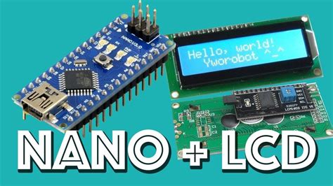 how to connect an i2c lcd display to an arduino nano
