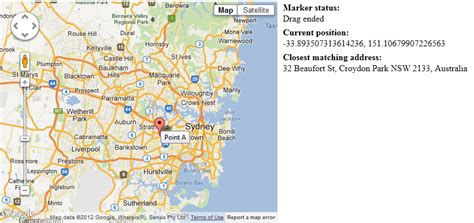 html getting coordinates from click or drag event in