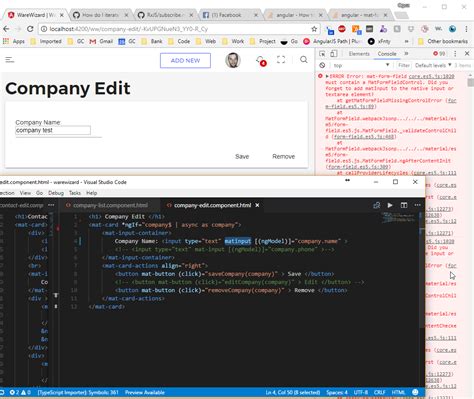 angular mat form field must contain a matformfieldcontrol stack