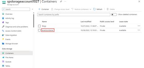 use azure event grid to send blob storage events to web endpoint