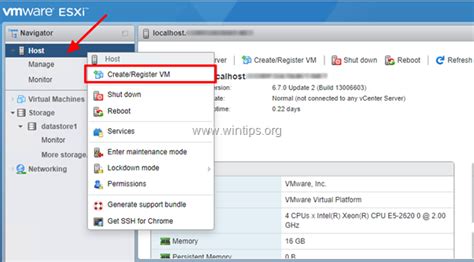 Create New Virtual Machine In Vmware Esxi 6 7 Strategyres