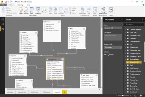 use modeling view in power bi desktop power bi microsoft docs