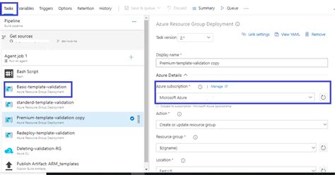 azure s infrastructure as code arm templates validation and