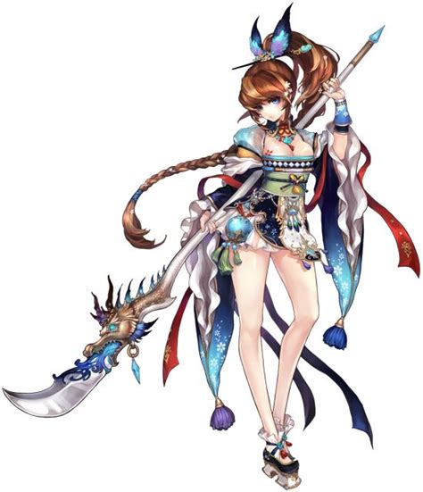 Safebooru 1girl Blue Eyes Braid Breasts Brown Hair Cleavage Feathers