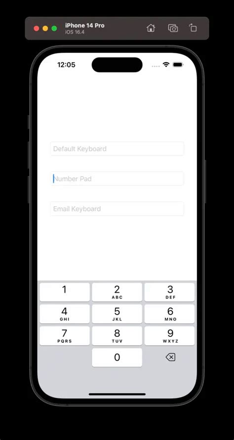 how to set keyboard type in ios swiftui textfield coding with rashid