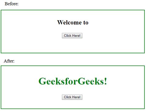 jquery replaceall with examples geeksforgeeks