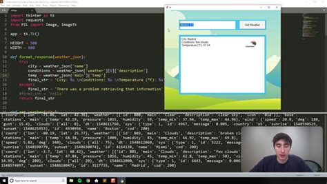 how to program a gui application with python tkinter