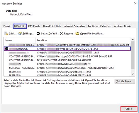 fixing error 0x8004010f “outlook data file cannot be accessed”