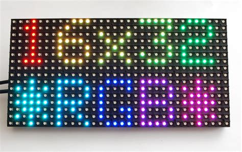 overview 32x16 and 32x32 rgb led matrix adafruit learning system