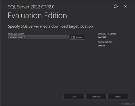 install sql server 2022