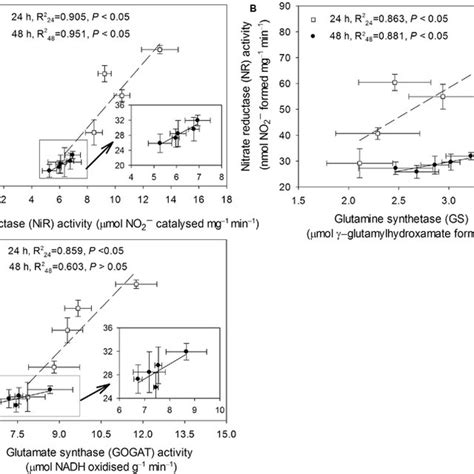 Related Gene Expressions Of Nitrate Reductase Nr And Nitrite