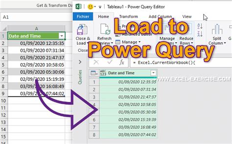split time and date in excel