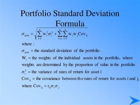 How To Calculate Portfolio Standard Deviation