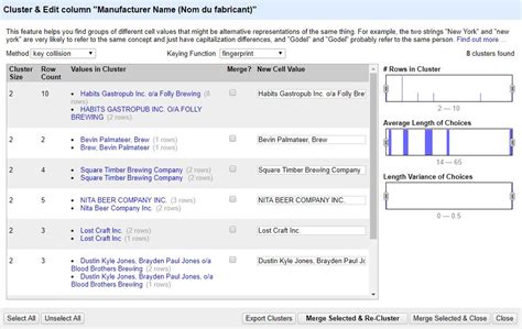 how to automatically clean up spreadsheet data with openrefine